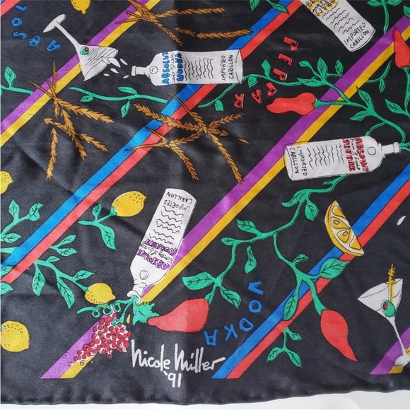 Nicole Miller | Accessories | Vintage 9s Nicole Miller 9 Absolut Vodka ...